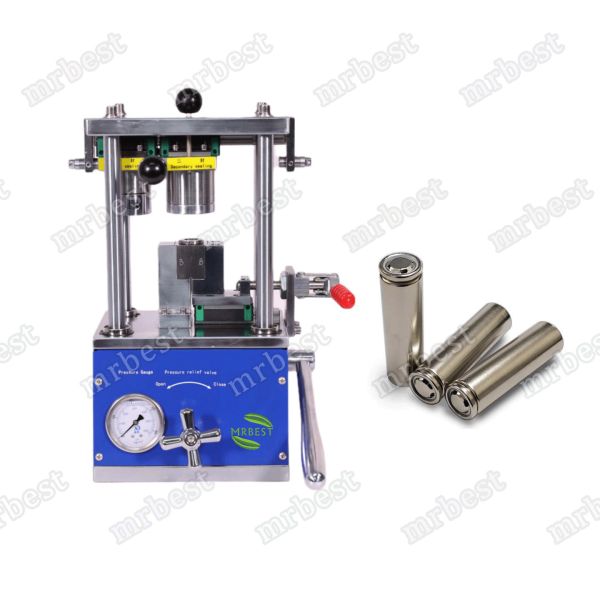 Quality Stainless Steel Manual Cylindrical Cell Machine Hydraulic Crimping Machines for sale