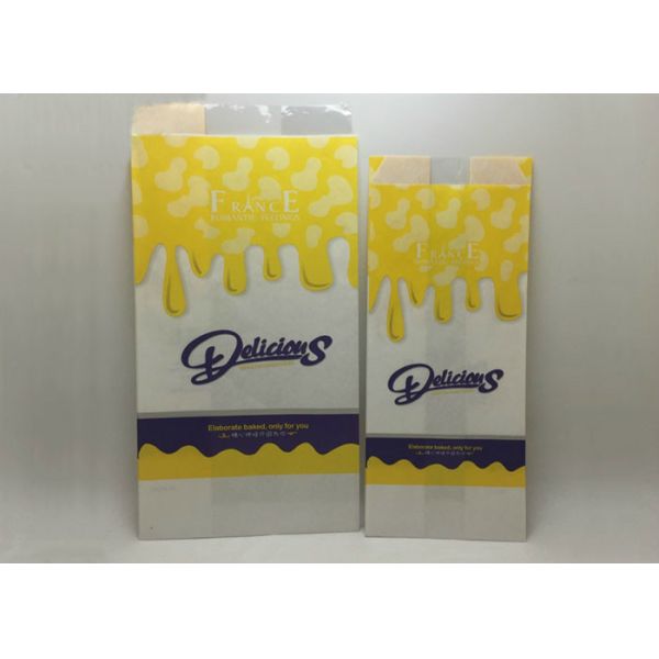 Quality Bread Personalized Kraft Paper Bags Non Breakage Customized Thickness For Bakery for sale