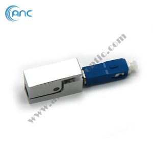 Quality SM MM Bare Optic Fiber Adapter Square Shape FC SC LC ST SMA Optional Low for sale