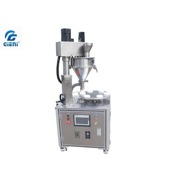 Quality Semi - Auto Screw Loose Powder Filling Machine JLF-2 Single Nozzle for sale