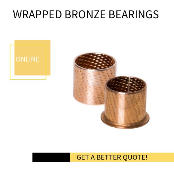 Quality Oilless FB090 Wrapped Bronze Bearings CUSN8 Bushing Material for sale