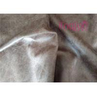 Quality Classical Bronzing Suede Velvet Fabric Tear Resistant Imitation Artificial for sale