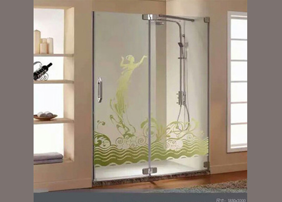 Quality Bathroom Digital UV Printing On Glass , 6~12mm Printing Art On Glass for sale