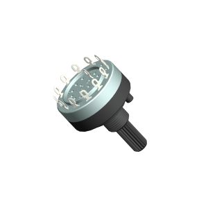 Quality 26mm Insulated Shaft Multi Way Rotary Switch for sale