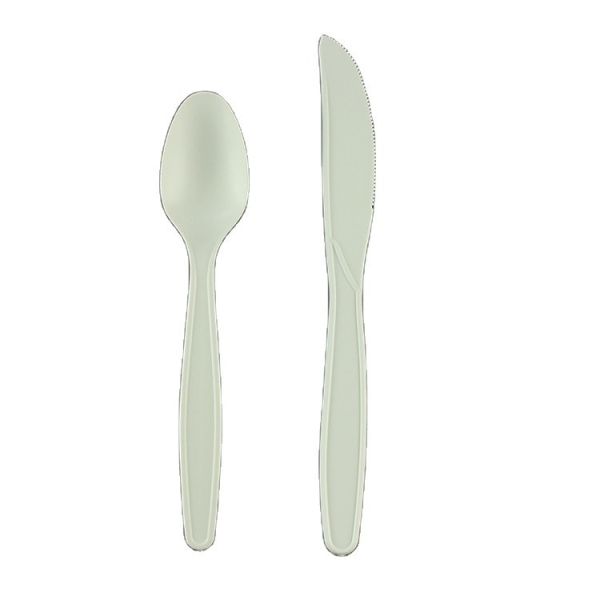 Quality Disposable biodegradable cornstarch flatware cutlery for sustainable and green dining for sale