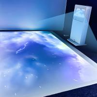 Quality 3300 Lumens Mobile Interactive Floor Projector Ground Projection For Kids Game for sale