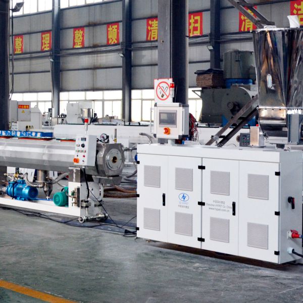 Quality Shenzhen HYPET High Efficient High Speed 110-200 PVC Pipe Production Line for sale