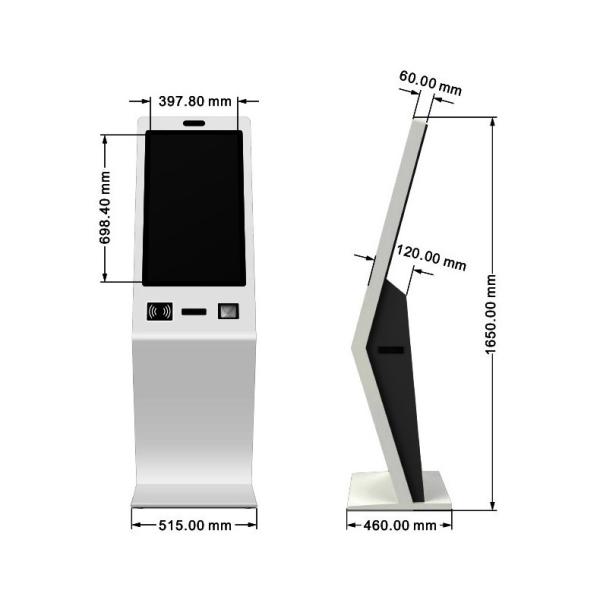 Quality RK3288 Restaurant Food Self Ordering Kiosk System 21 Inch-32 Inch Touch Screen for sale