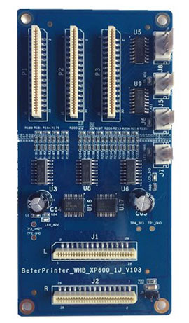 Quality Network Interface Xp600 Single Head Inkjet Printer Board For UV Flatbed Printer for sale