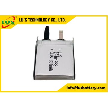 Quality Lithium Battery CP402022 3.0V 300mah Flexible Limno2 Battery CP402025 Flat Thin for sale
