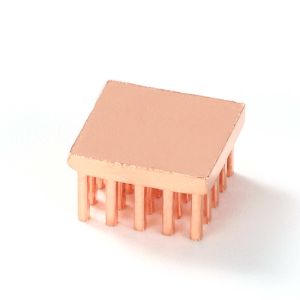 Quality 86x40mm Stable Copper Heat Sink Anti Erosion Anodized Surface Treatment for sale