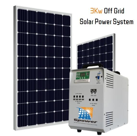 Quality MC4 Connector Solar Power Home Kits 3000W Solar Generator for sale