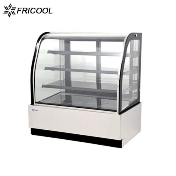 Quality Triple Glazed Refrigerated Pie Pastry Chiller Display Case 23 CU.FT for sale