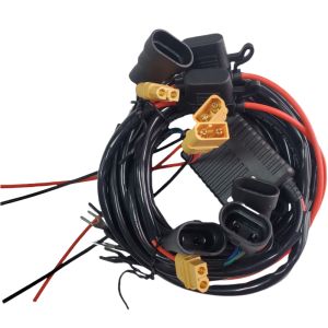Quality Automotive LED Headlight Harness 12V 40A Dual Relay 280W PVC Insulation for sale
