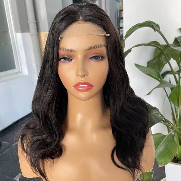 Quality Full Lace 5x5 6x6 4x4 Lace Wigs Double Drawn Body Wave Brazilian Human Hair for sale
