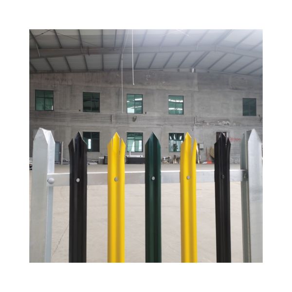 Quality 100*55mm H Post Size Europe Wrought Iron Palisade Fence Gate for Residential Security for sale
