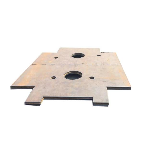 Quality 20mm Carbon Steel CNC Flame Cutting Steel Plate OEM Machining Sheet Metal Rust Prevention for sale