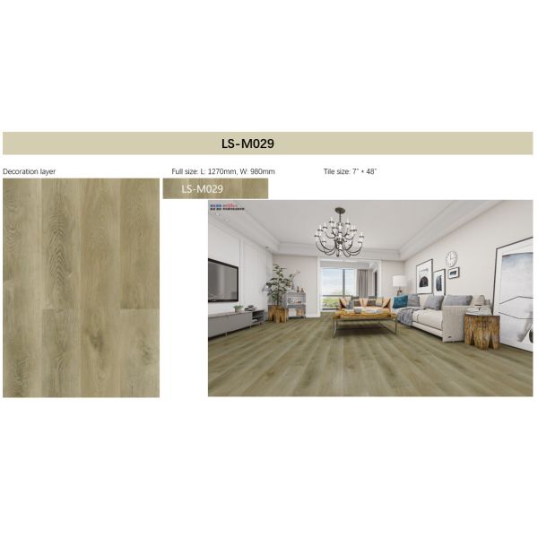 Quality 0.3mm SPC Flooring Fire Retardant Wood Grain for sale