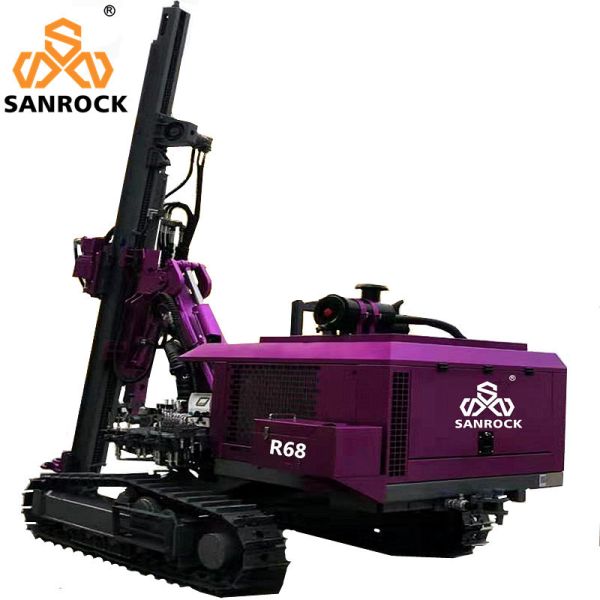 Quality Hydraulic Crawler DTH Drilling Machine Mining Borehole High Efficiency for sale