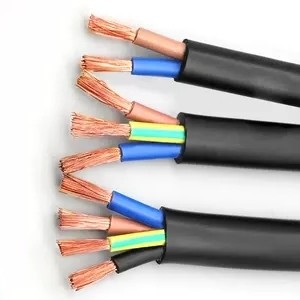 Quality Flexible RVV Electrical Ground Wire Copper Conductor PVC Insulation for sale