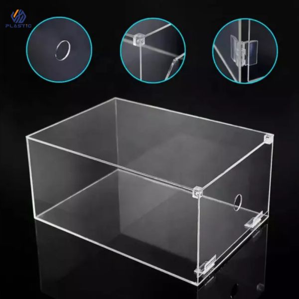 Quality OEM Household Acrylic Storage Box With Lid For Long Lasting Storage Solution for sale