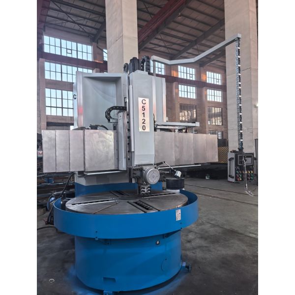 Quality 2000mm Swing Diameter CNC Vertical Lathe Machine C5120 For Cast Iron Rough for sale