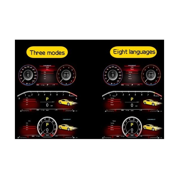 Quality VIKNAV for Camaro (2012 2013 2014 2015) 12.3 inch Digital Dash Instrument for sale