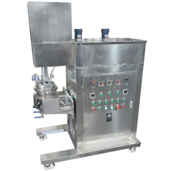 Quality Vegetable Salads Vacuum Emulsifying Mixer Machine SUS304 High Shear Emulsifier for sale