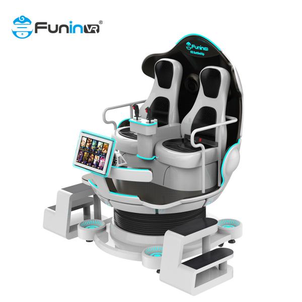 Quality Multiplayer Equipment 9D Virtual Reality Simulator Cinema 2 Player Vr Egg Chair for sale