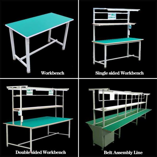 Quality Anti-Static Workbench 120x60x160cm Green ESD Workbench for sale