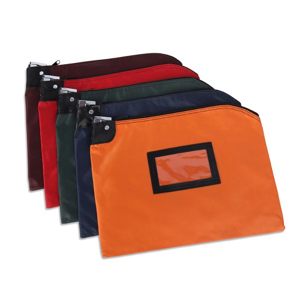 Quality LAMINATED NYLON LOCKING DEPOSIT BAGS - 15W X 11H - READY TO SHIP for sale