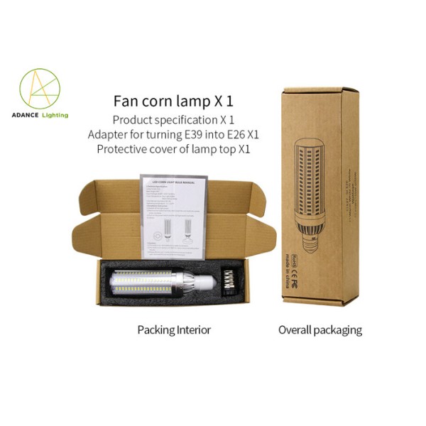 Quality IP20 200w Led Corn Lamp E40 6000K for sale