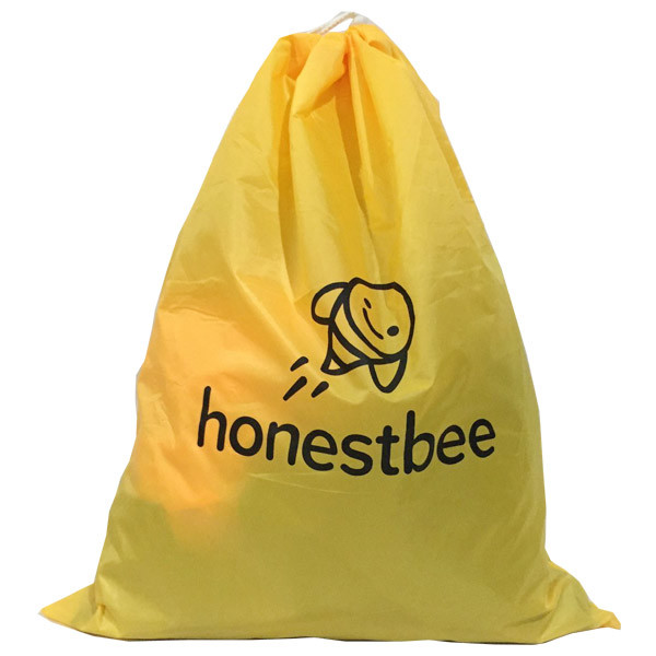 Quality Heavy Duty Polyester 210D 22x28 Inch Cloth Drawstring Bag for sale