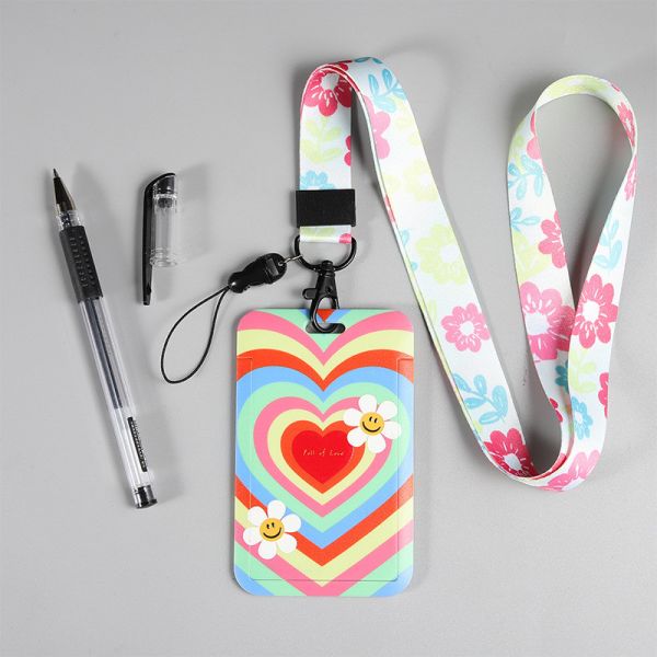 Quality Practical Deyi Custom Logo Lanyard Card Holder for Conferences for sale