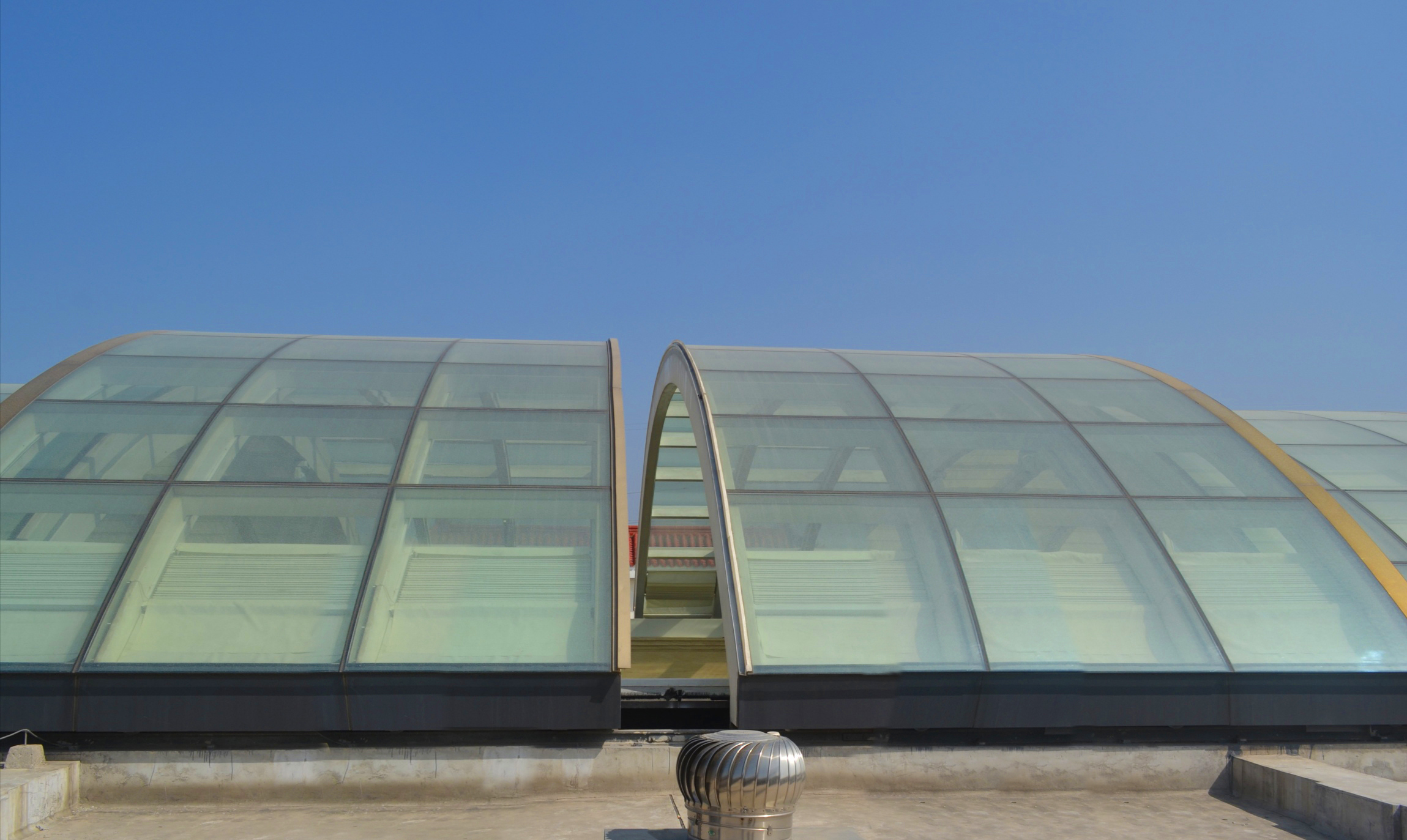 Quality DMP CURVED SLIDING SKYLIGHT for sale