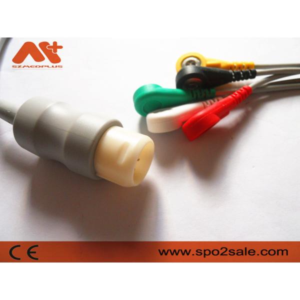 Quality Philips Compatible 5 Lead Snap Direct-Connect ECG Cable - M1736A for sale
