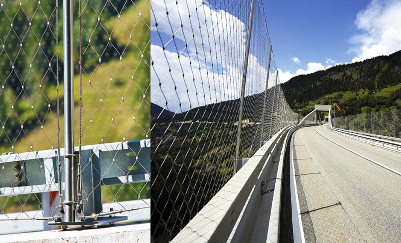 Stainless Steel cable mesh For Bridge