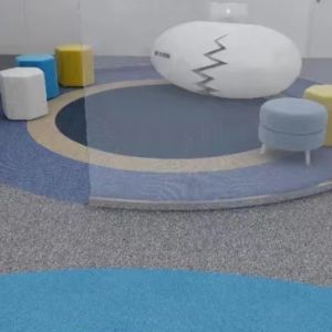 Quality 50x50 Office Modular Carpet with Removable Rectangle Nylon Floor Covering Tiles for sale