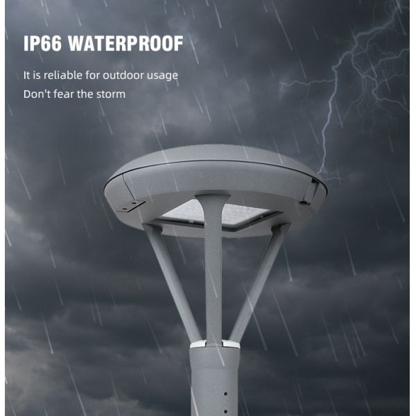 Quality 50W LED Post Top Lamp for Europe Type Villa Garden with 3/5 and 4000K Color Temperature for sale