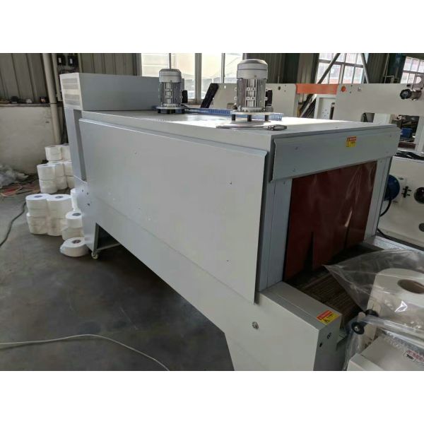 Quality Maxi Roll Kitchen Towel Paper Heat Shrinking Packing Machine With Labeling for sale