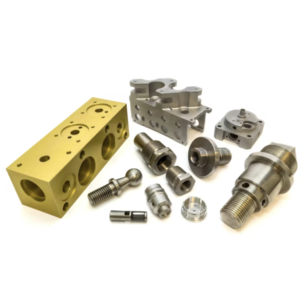 Quality Zinc Plated Custom Hydraulic Manifold CNC Machining Tolerance Plus Minus 001mm Precision Engineered Surface Finish for sale