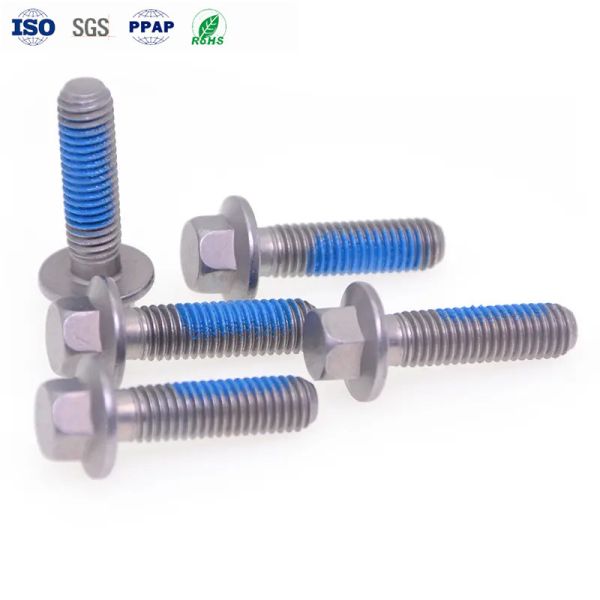 Quality M8 Hex Flange Bolt SCM435 Steel 8.8-12.9 Grade Zinc Nickel Finish for sale