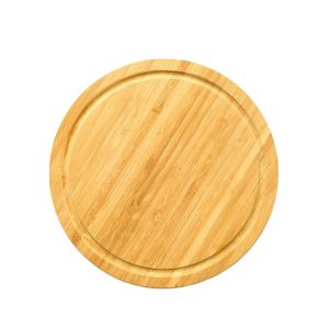 Quality CE Bamboo Butcher Block Cheese Cutting Board With Groove 20cm*1.6cm for sale