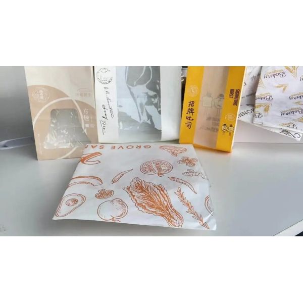 Quality ODM Kraft Greaseproof Wrapping Paper Sheets Packing Customized Logo for sale