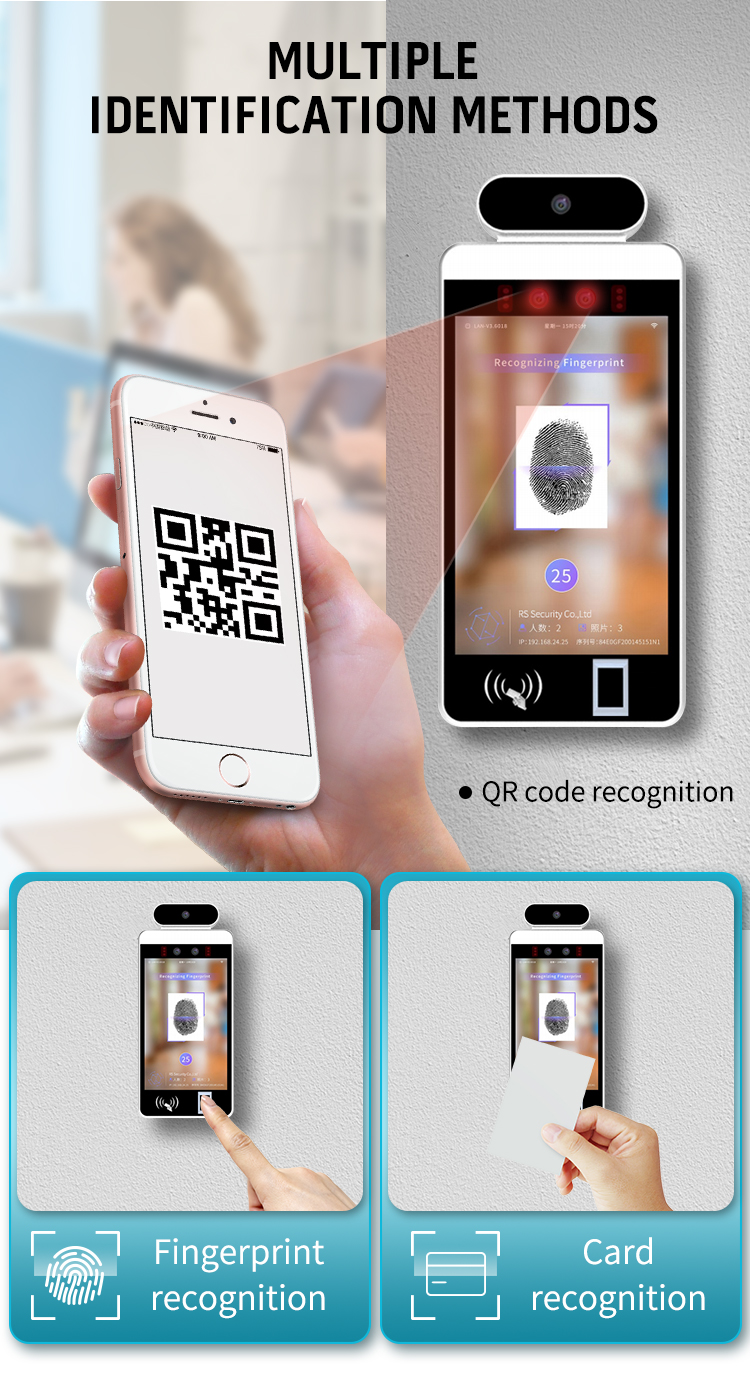 Temperature Measurement Face Recognition From RS Security Co.,Ltd
