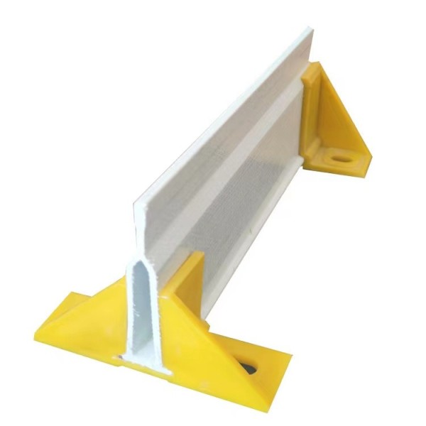 Quality Glass Fiber Plastic Slatted Floor FRP Beam Triangle Type for sale