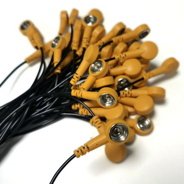 Quality Black Yellow 1.8m Esd Grounding Cable For Cleanroom Antistatic for sale