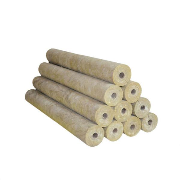 Quality Boiler Chemical Oil Rock Wool Tube Steam Pipe Insulation 1000mm for sale