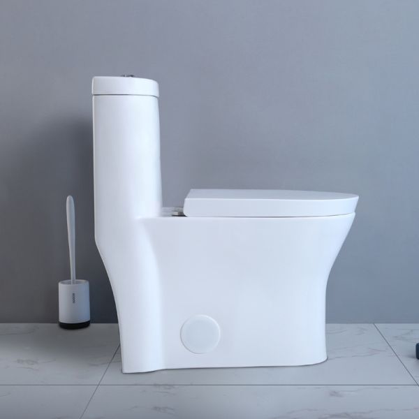 Quality Siphonic Round American Standard One Piece Dual Flush Toilet Elongated Bowl for sale