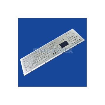 Quality IP65 Rugged Kiosk Metal Industrial Keyboard With Touchpad Function Keys And for sale